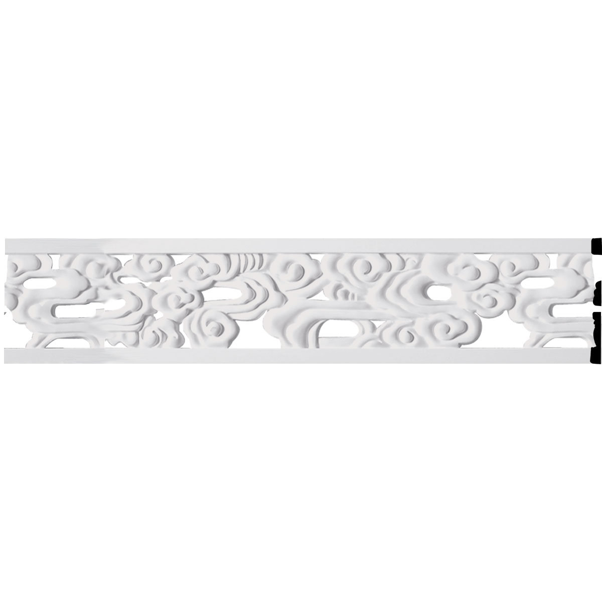 Ekena Millwork 7"H x 5/8"P x 94 1/2"L Flower Pierced Panel Moulding ...