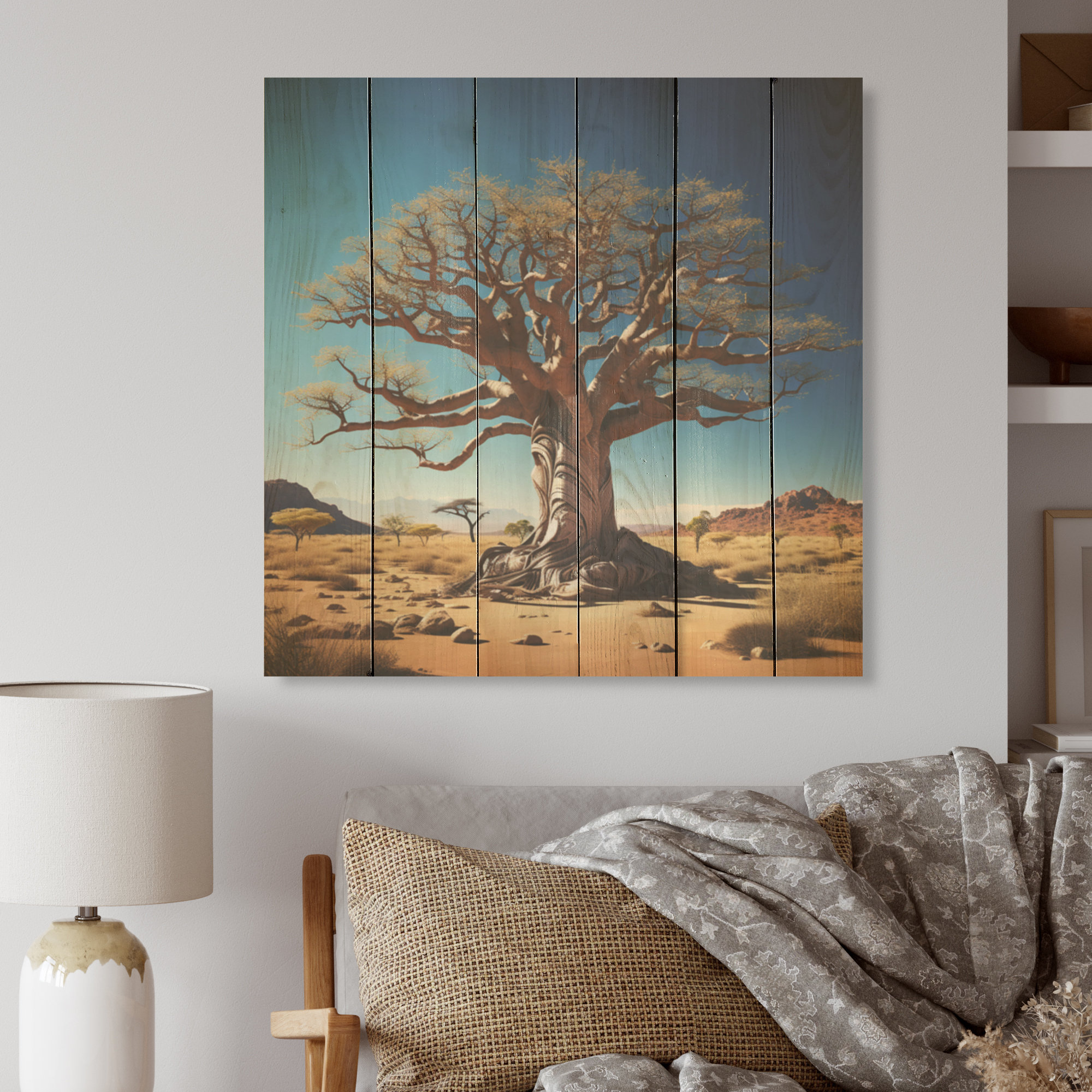 Winston Porter Celestial Baobab Tree Photo - Tree Baobab Wood Art On ...