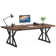 Gracie Oaks Metal Base Computer Desk & Reviews | Wayfair