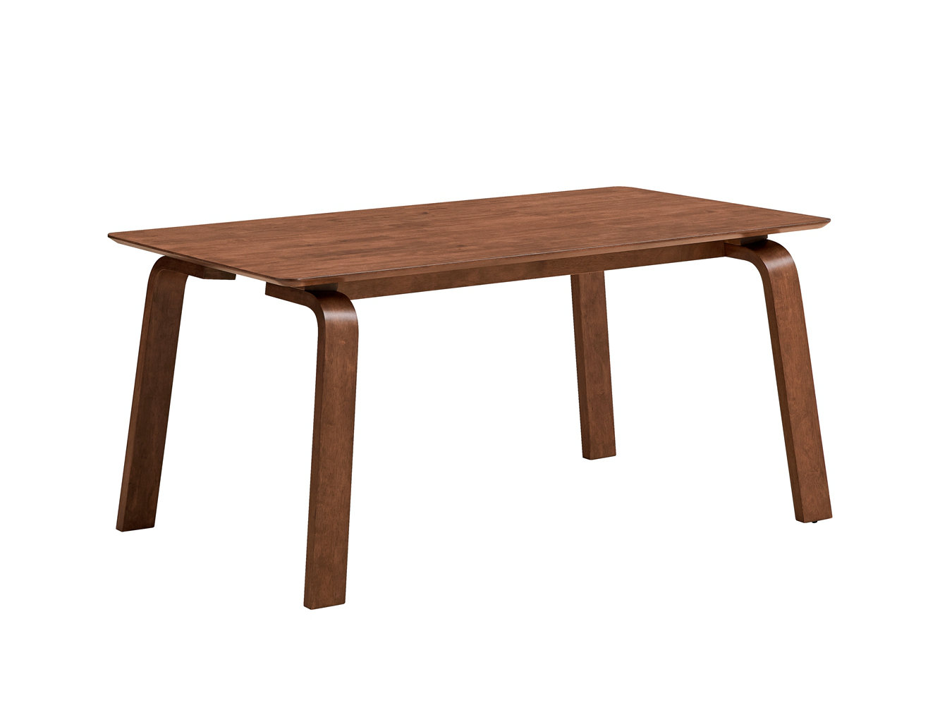 George Oliver Ginny Walnut Finish Dining Table | Wayfair