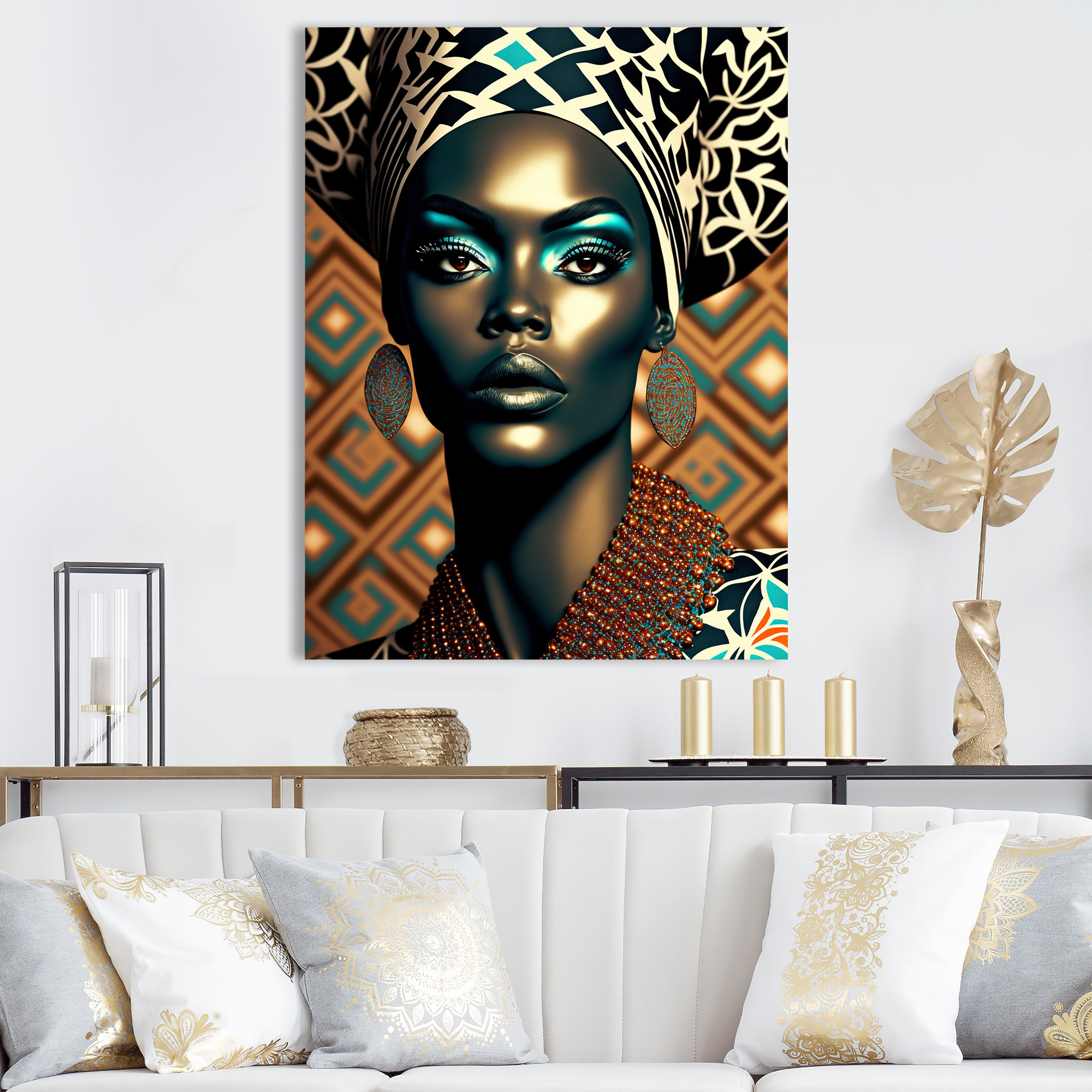 Dakota Fields Gwendolene Portrait of Glamorous African Lady VI ...