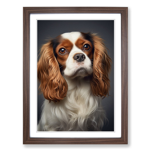 Marlow Home Co. Cavalier King Charles Spaniel Minimalism - Single ...