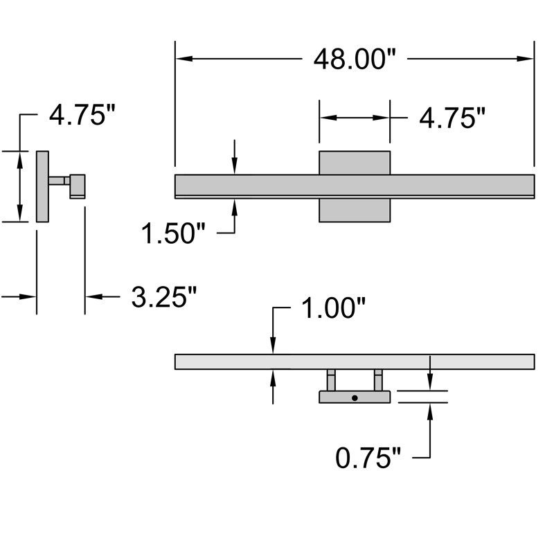 Ebern Designs Linnon LED Vanity | Wayfair