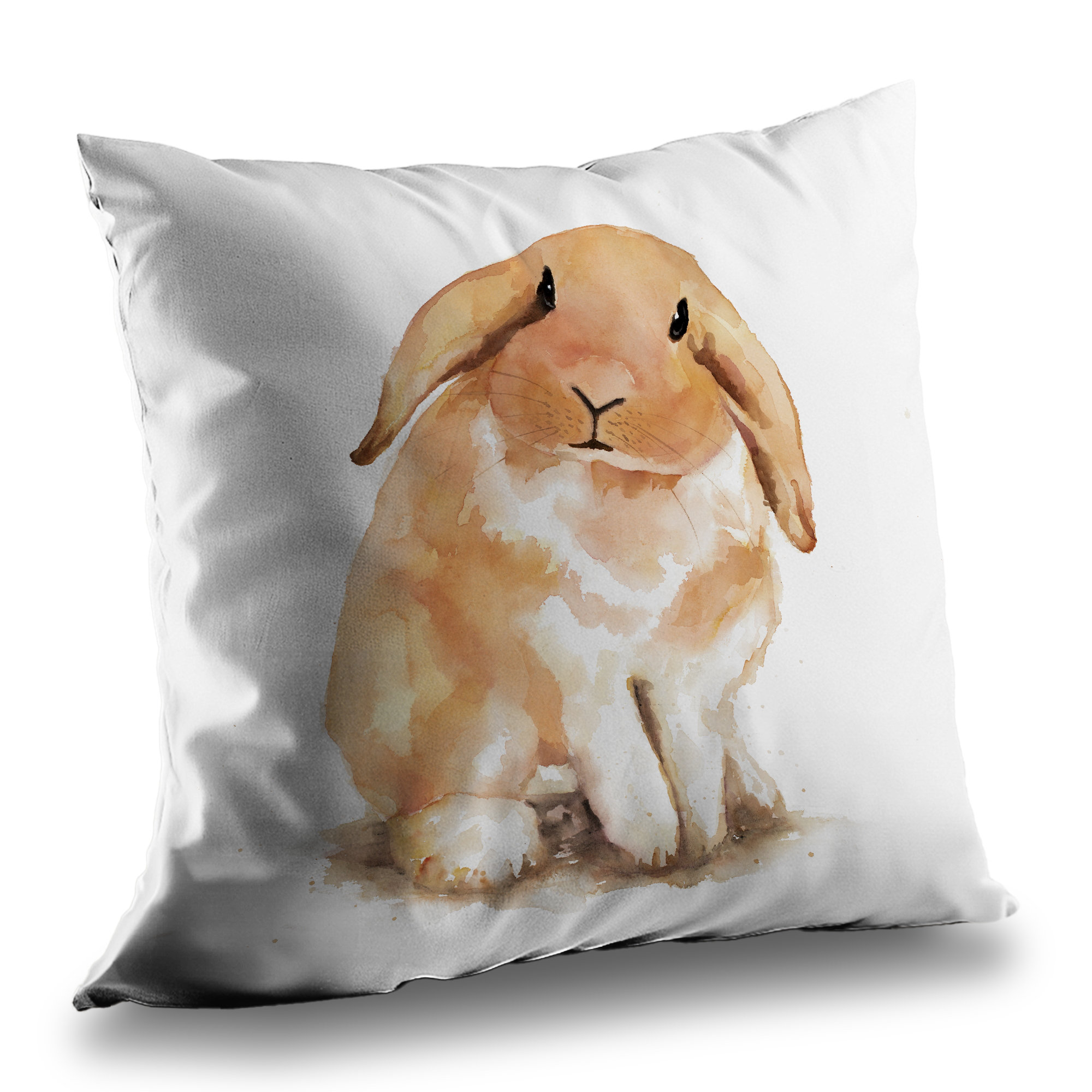 Begin Edition International Inc. Lop-rabbit Orange Poly Twill Throw ...
