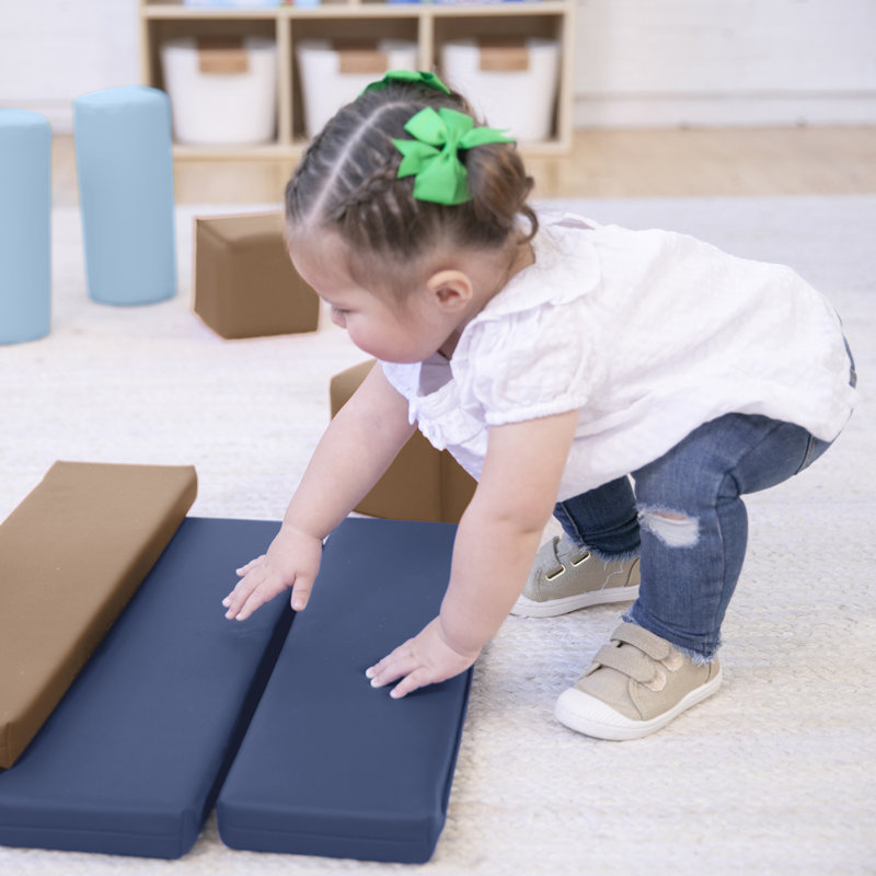 ECR4Kids SoftZone Soft Builder Blocks, Foam Shapes, Contemporary, 16 ...