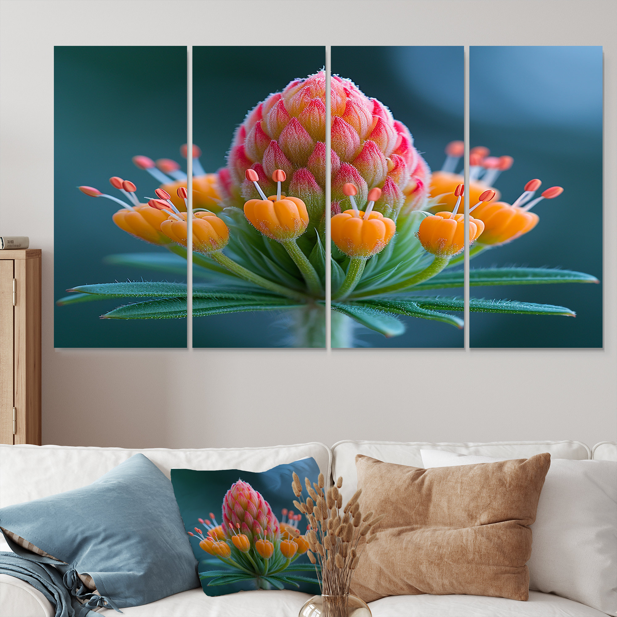 Latitude Run® Macro Of Blossoming Flower In The Wild - Flowers Wall Art ...