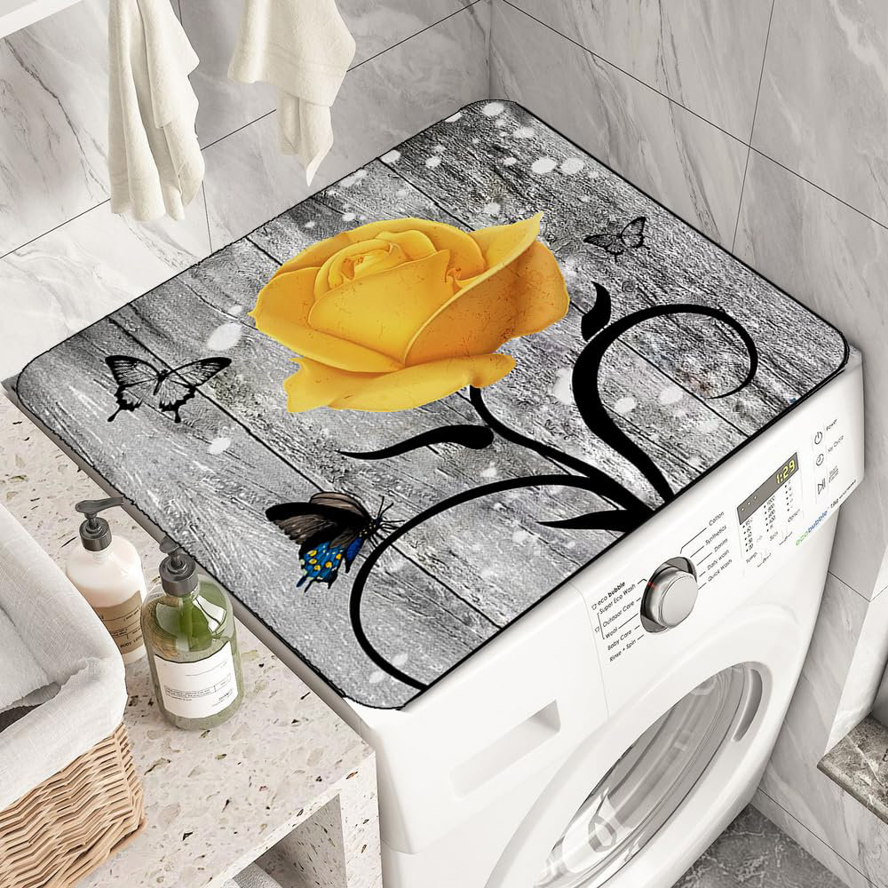 chuangyanUS Washer Dryer Dust Cover Mat For Top Creative Washing ...