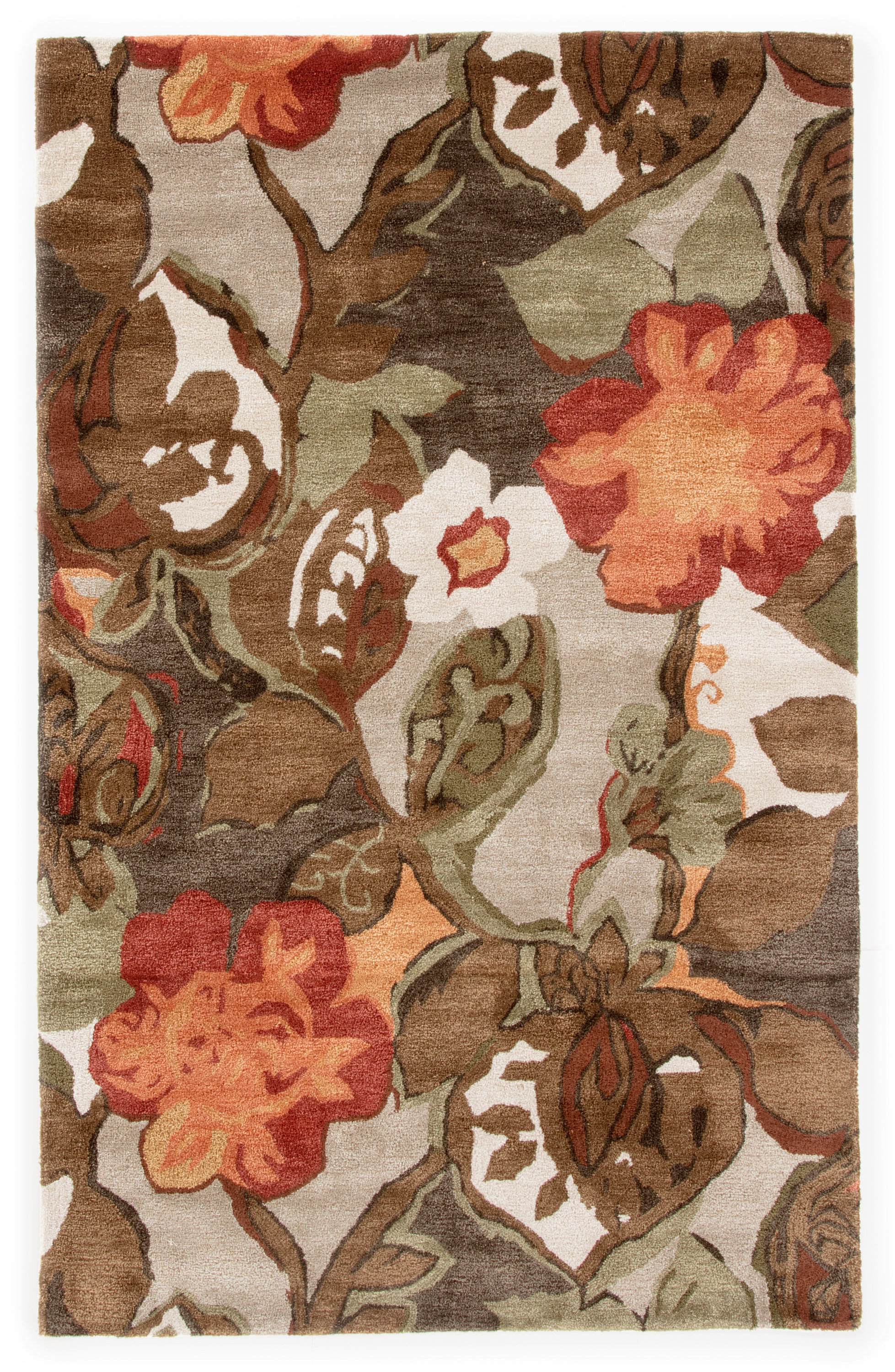 Red Barrel Studio® Voshell Hand Tufted Floral Rug & Reviews | Wayfair