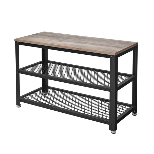 Brayden Studio® Chrisan Metal Storage Bench | Wayfair