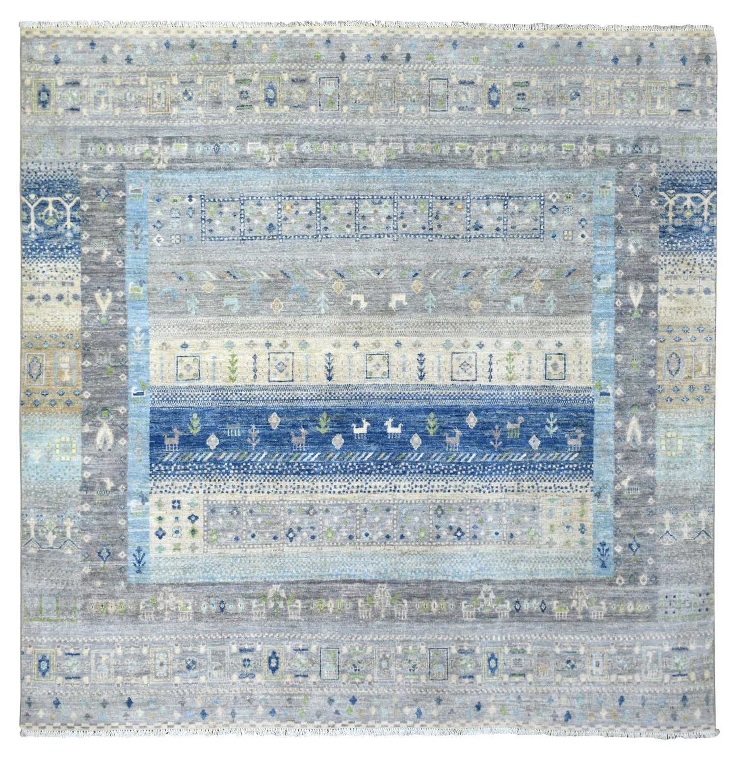 Landry & Arcari Rugs and Carpeting Gabbeh One-of-a-Kind 5'10" X 5'11 ...