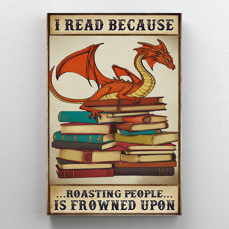 Trinx Roasting People Is Frowned Upon On Canvas Print - Wayfair Canada