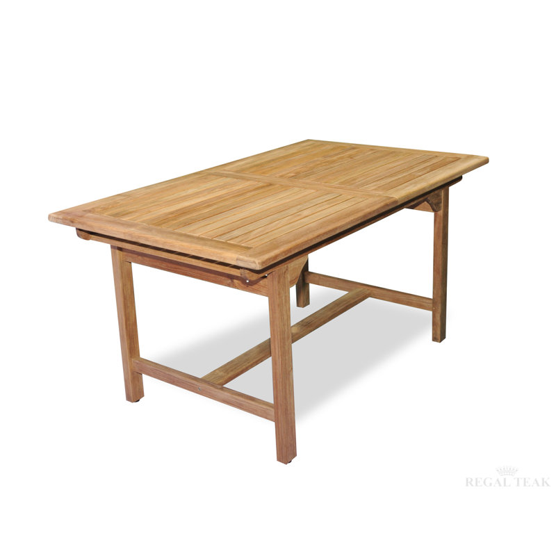 Regal Teak Extendable Teak Dining Table | Wayfair