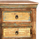 Dovetail Furniture Nantucket Distressed Painted Reclaimed Hardwood 3 ...