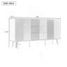 Mercer41 Modern Geometric Sideboard | Wayfair