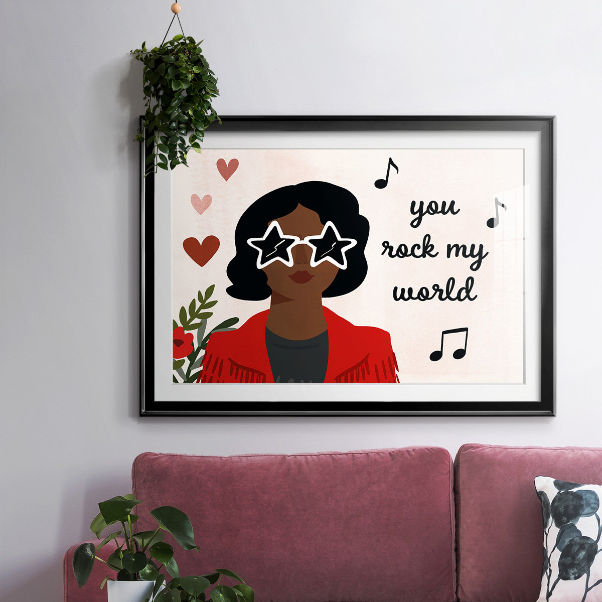 The Holiday Aisle® Darling Valentine Collection A-FramedFramed Print W ...