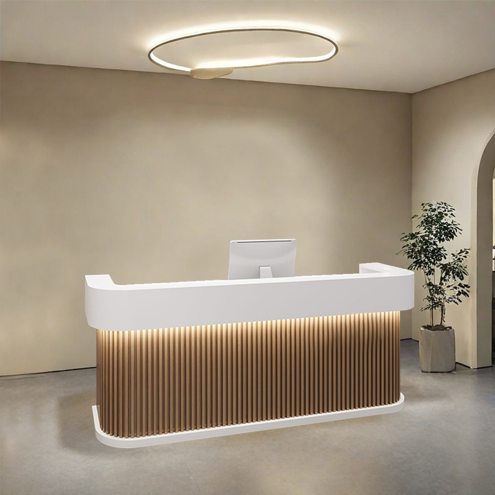 Ox Art Reception Desk Multifunctional Computer Desk, Front Desk Table