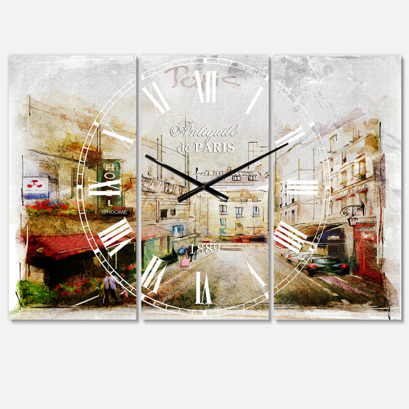 The Twillery Co.® Swigart Oversized Farmhouse Wall Clock | Wayfair