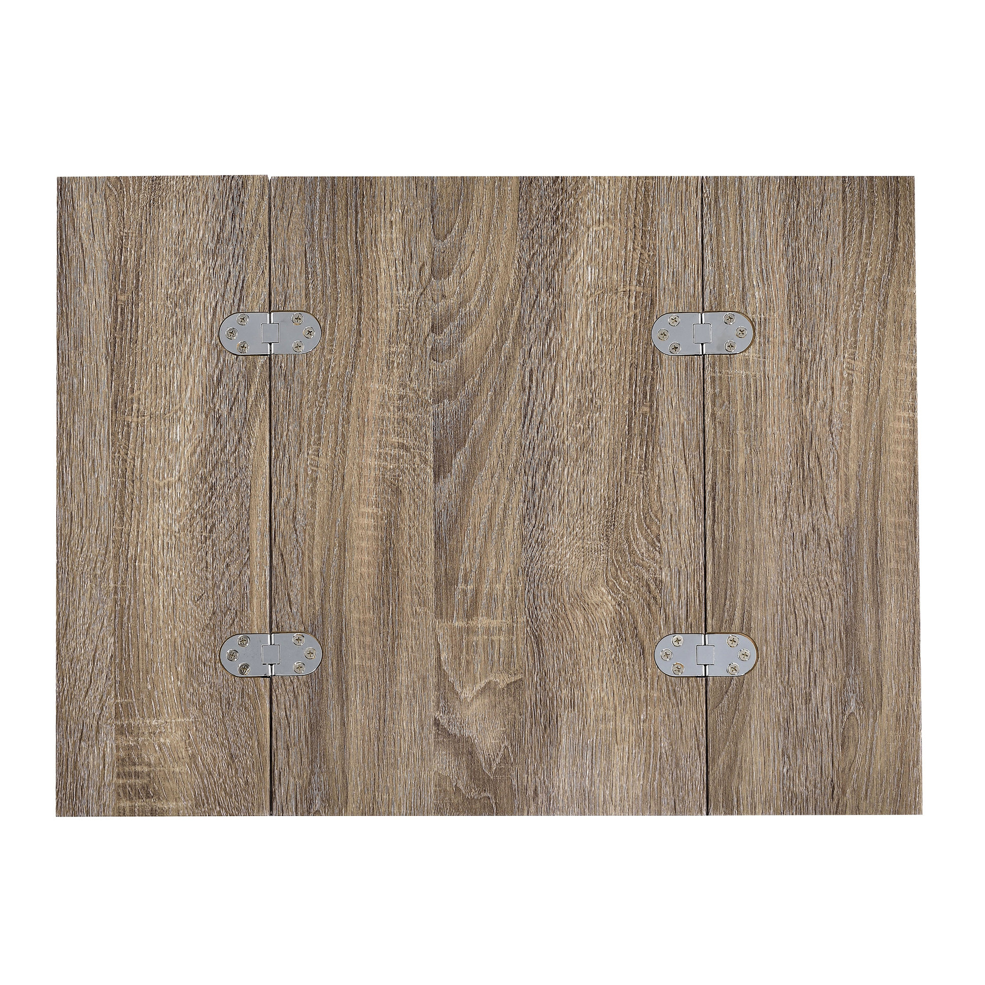 Ebern Designs Chic Weathered Oak & Side Table - Expandable Surface ...