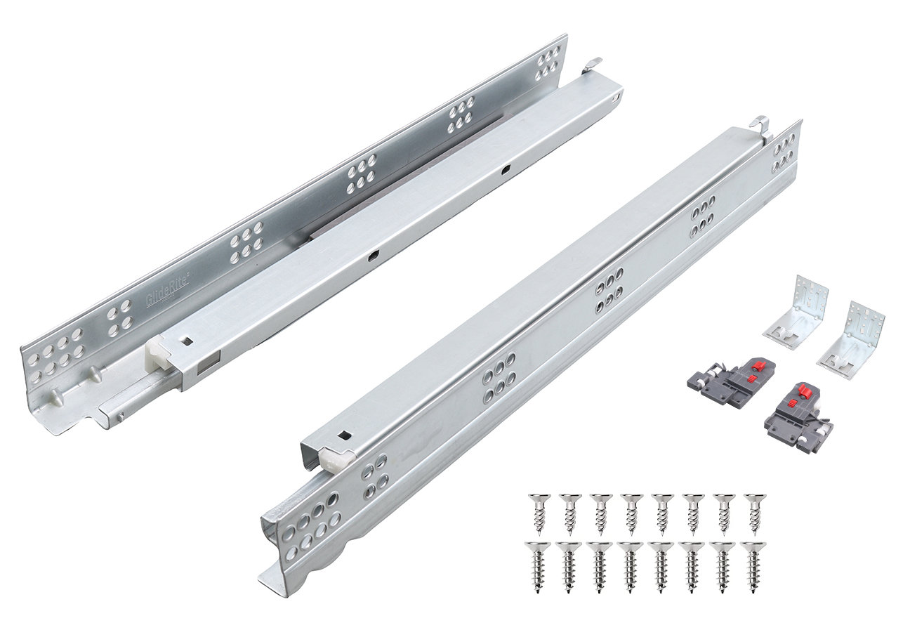 GlideRite Hardware 21" Full Extension Soft Close Undermount Drawer ...