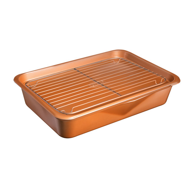 Gotham Steel 6 Piece Non-Stick Aluminum Stackable Bakeware Set ...