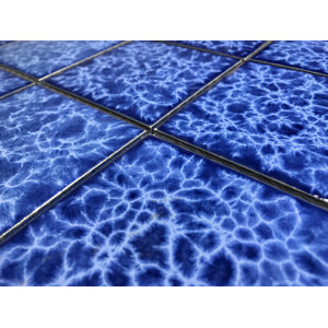 Abolos Monet Swimming Pool Series 4" x 4" Porcelain Mosaic Tile ...