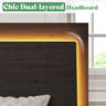 Trent Austin Design® Tryston Wood Bed Frame with LED Headboard ...
