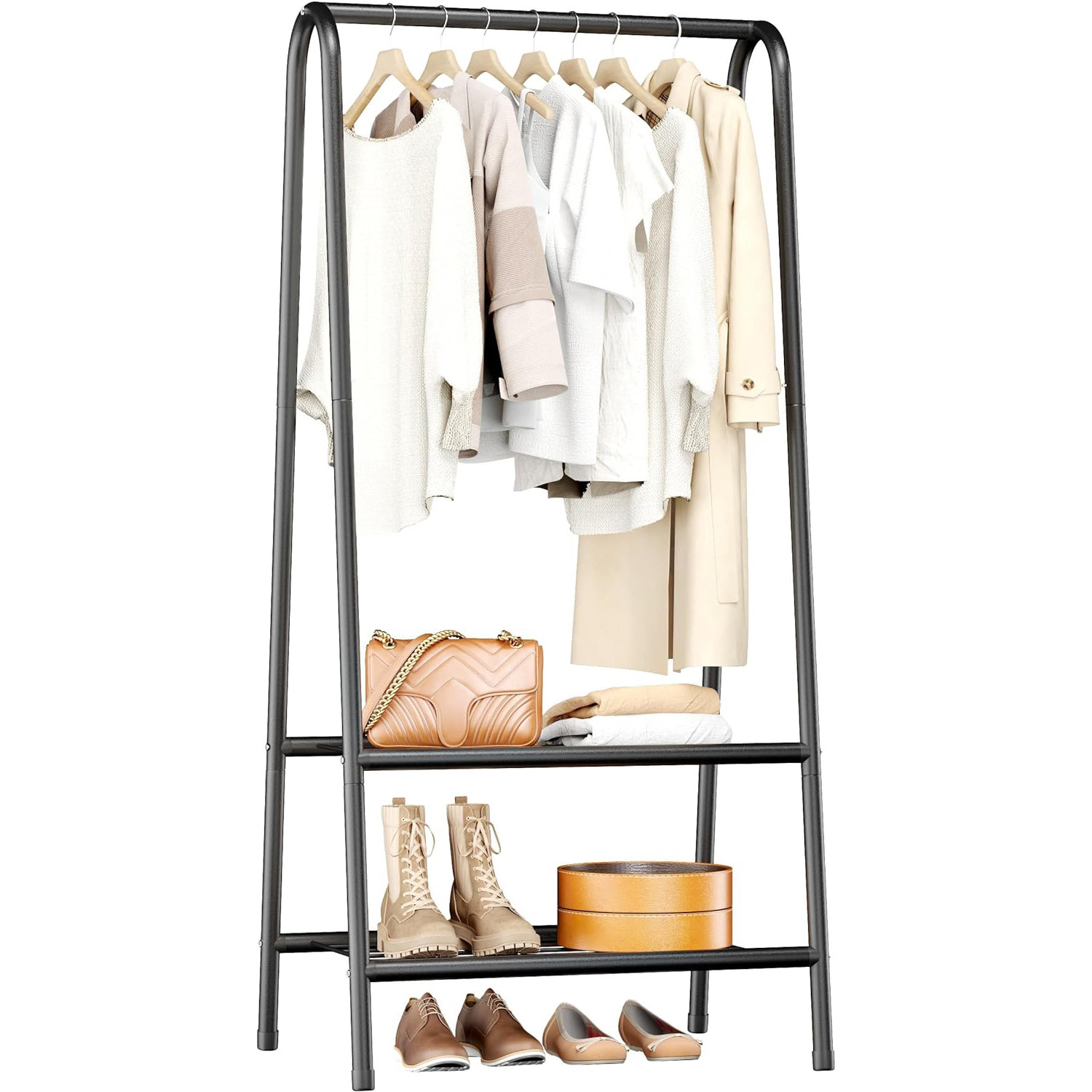 Everly Quinn Lahm 24.5'' Steel Clothing Rack | Wayfair
