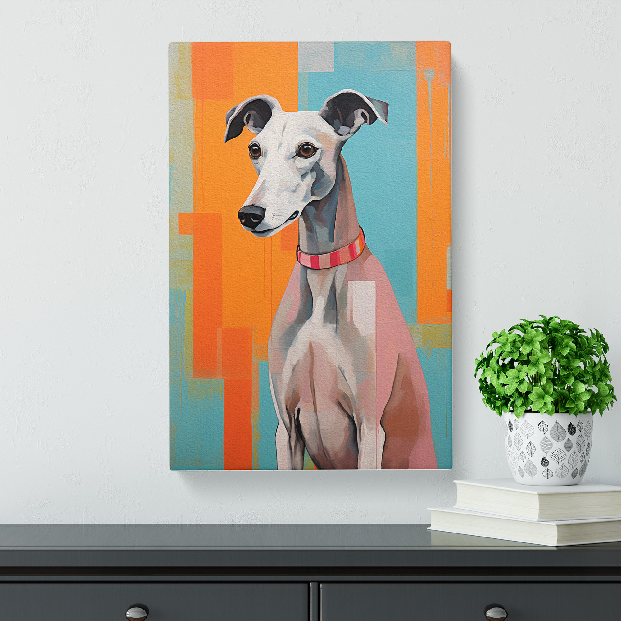 Marlow Home Co. Whippet Colour Field No.3 - Print | Wayfair.ie