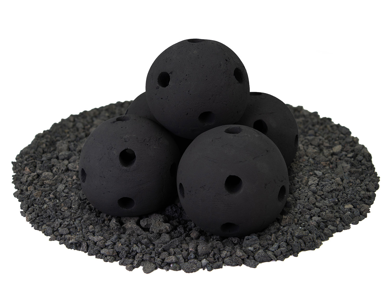 Fire Pit Essentials Hollow Ceramic 5 Piece Fire Ball Set | Wayfair