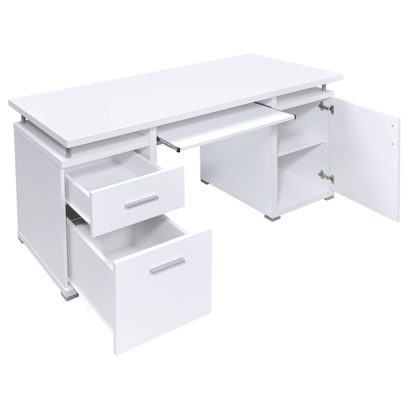 Wade Logan® Azayliah Computer Desk & Reviews | Wayfair