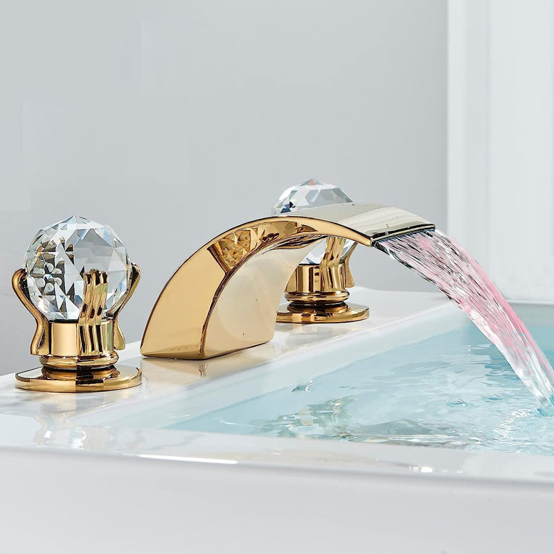 Senlesen Widespread Faucet 2-handle Bathroom Faucet | Wayfair