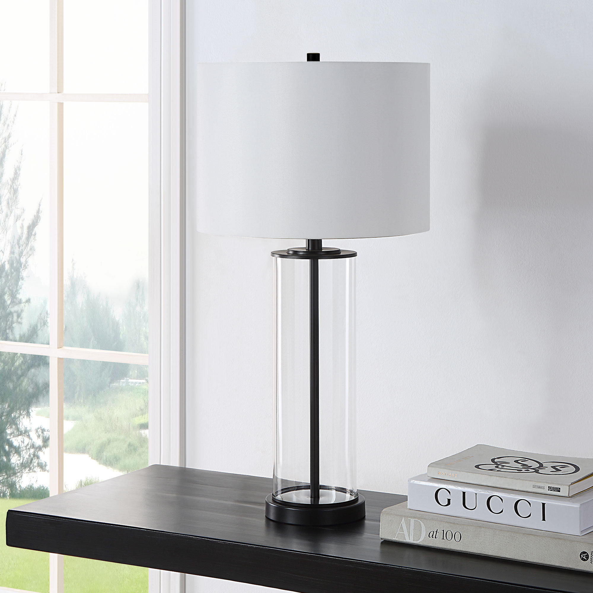 Latitude Run® Glass Table Lamp Set | Wayfair