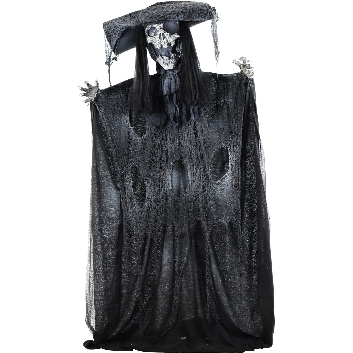 Haunted Hill Farm 72 In. Shaking Pirate with Light-Up Eyes, Halloween ...