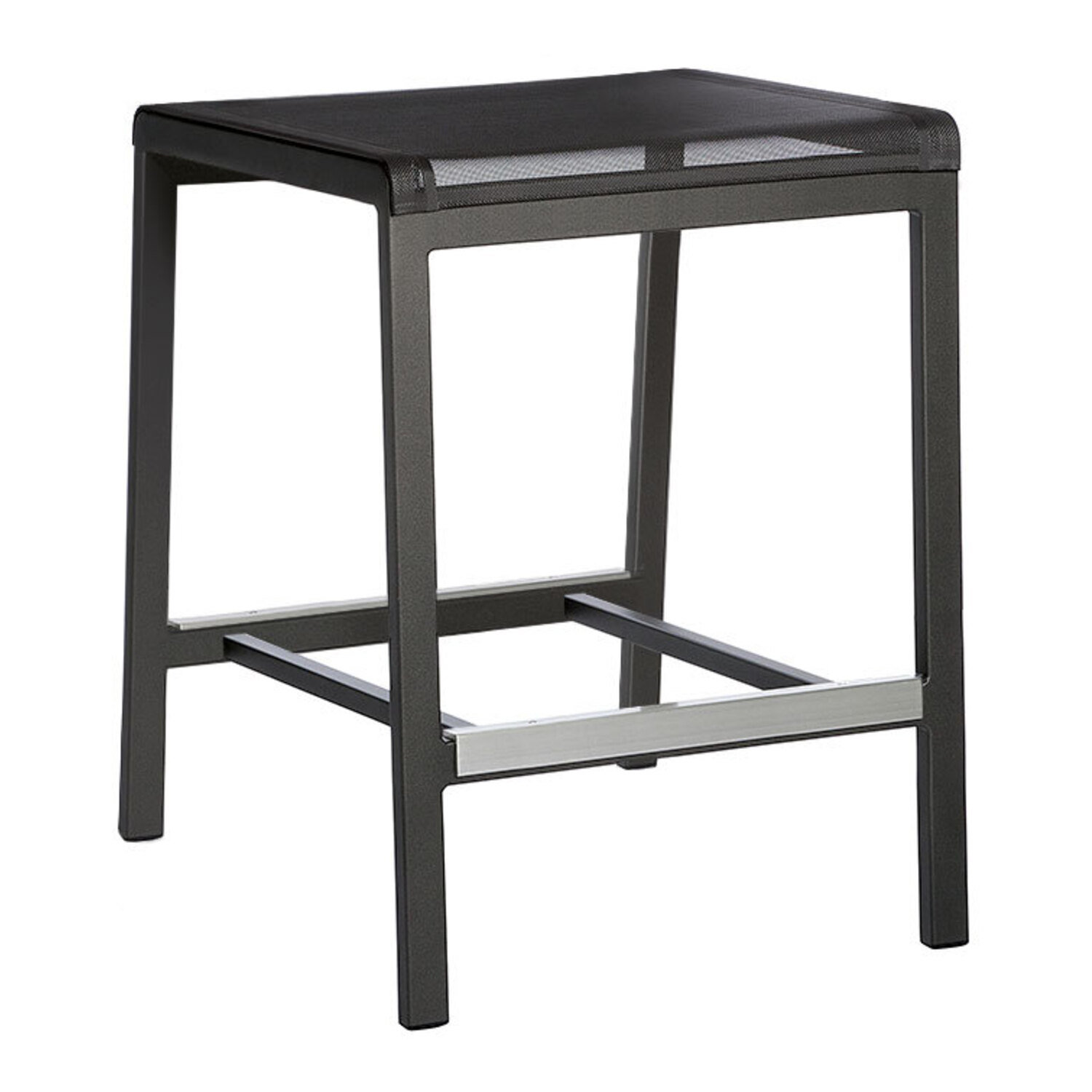 Barlow Tyrie Teak Aura Counter Stool - Aluminum Frame - Textilene ...