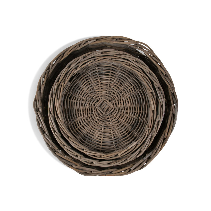 Ibolili Morgan Rattan Basket | Wayfair
