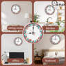 Ophelia & Co. 10'' Round MDF Wall Clock with Silent Quartz Movement and ...