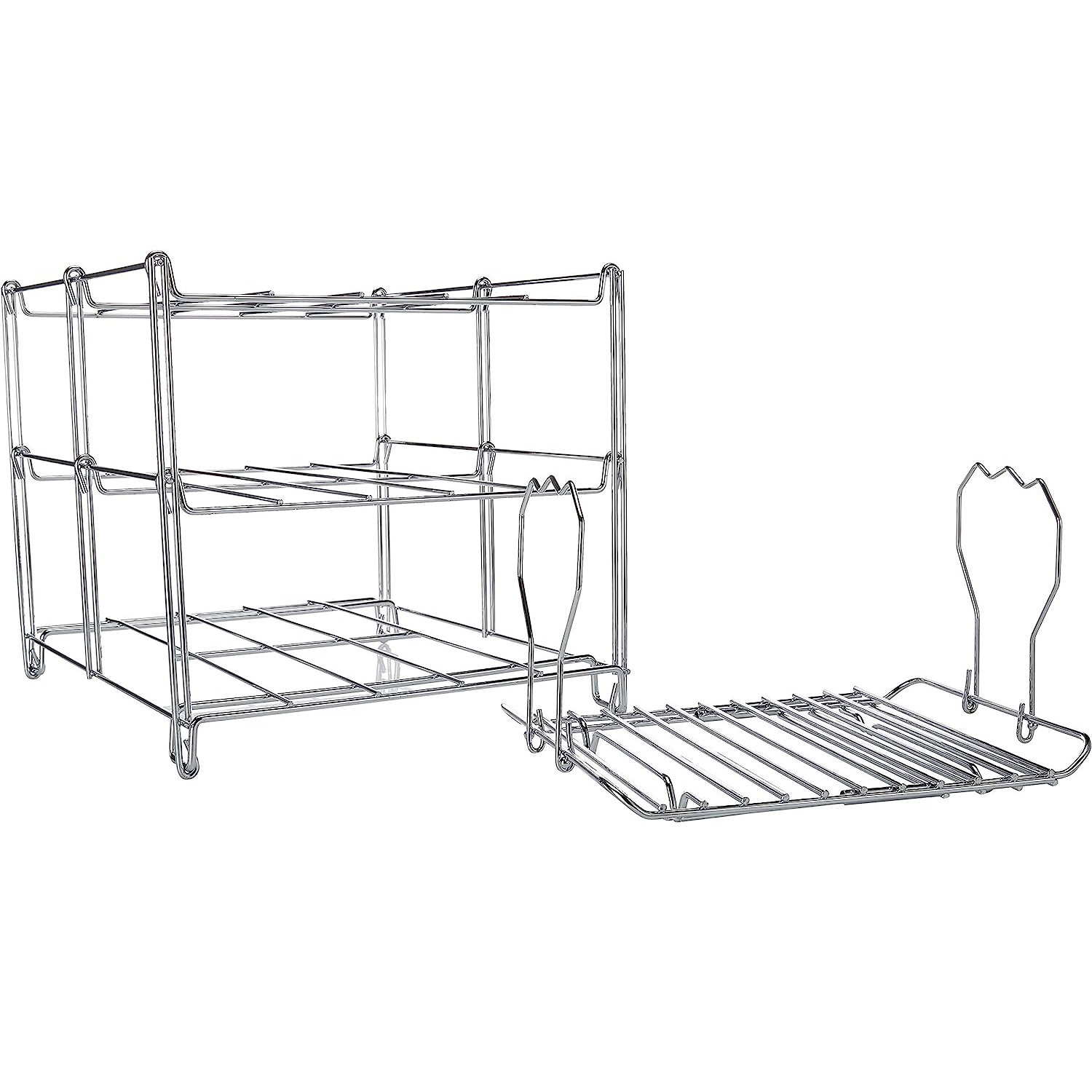 Kovot 3-Tier Collapsible Oven Rack & Expandable Roasting Rack Lifter ...