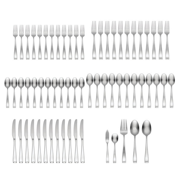 Oneida Satin Moda 65pc Flatware Set | Wayfair