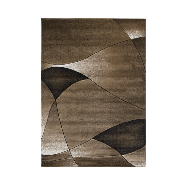 Wrought Studio Adonia Abstract Brown Area Rug & Reviews - Wayfair Canada