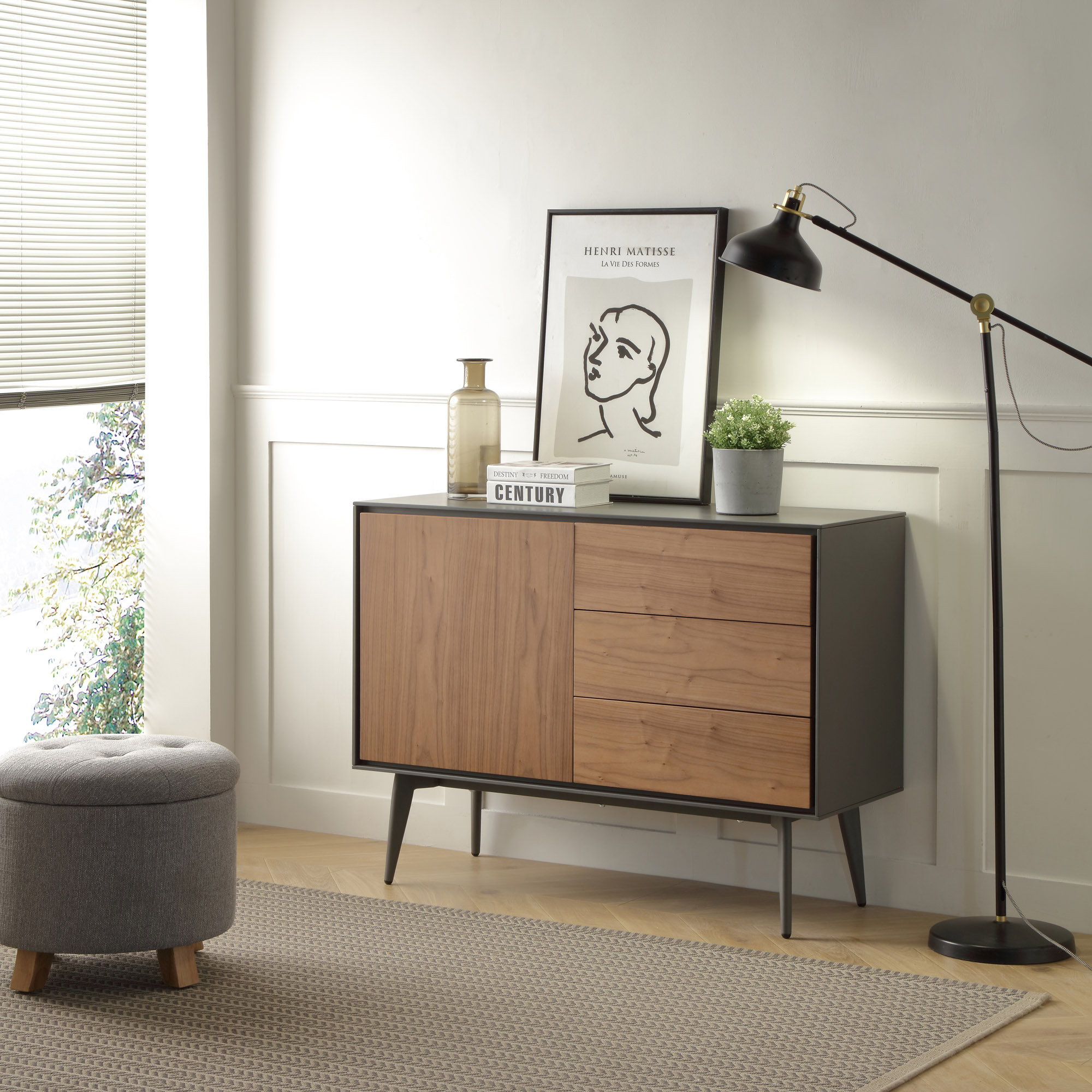 George Oliver Sideboard Buffet Table or TV Stand with Storage for ...