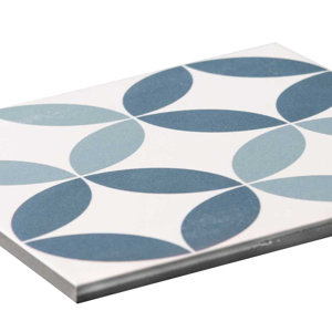 Long Island Mosaics & Tile Twinkle 8.7" x 8.7" Porcelain Patterned ...