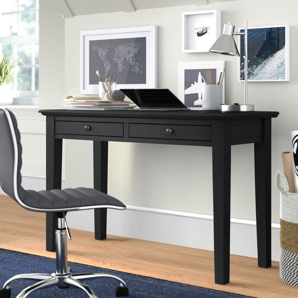 Three Posts™ Barna Desk with Built in Outlets & Reviews | Wayfair