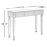 Etta Avenue™ Kairo Three Drawers Mirror Table Dressing Table Console ...