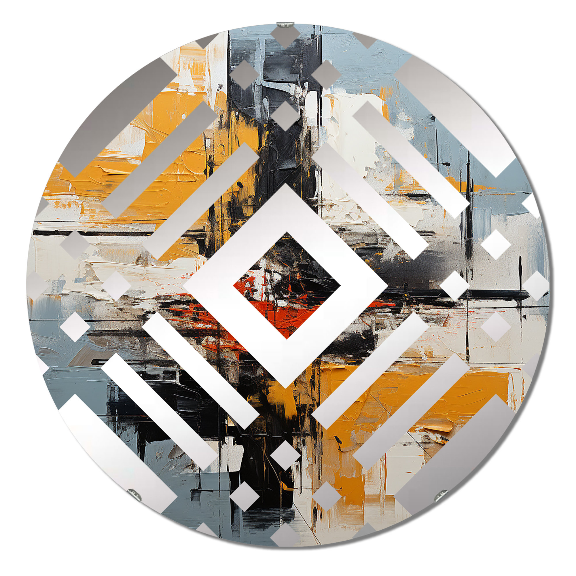 Design Art Deconstructed Colorfields Minimal Abstract I - Diamond ...