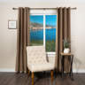 Red Barrel Studio® Adjustable Metal Adjustable Single Curtain Rod ...