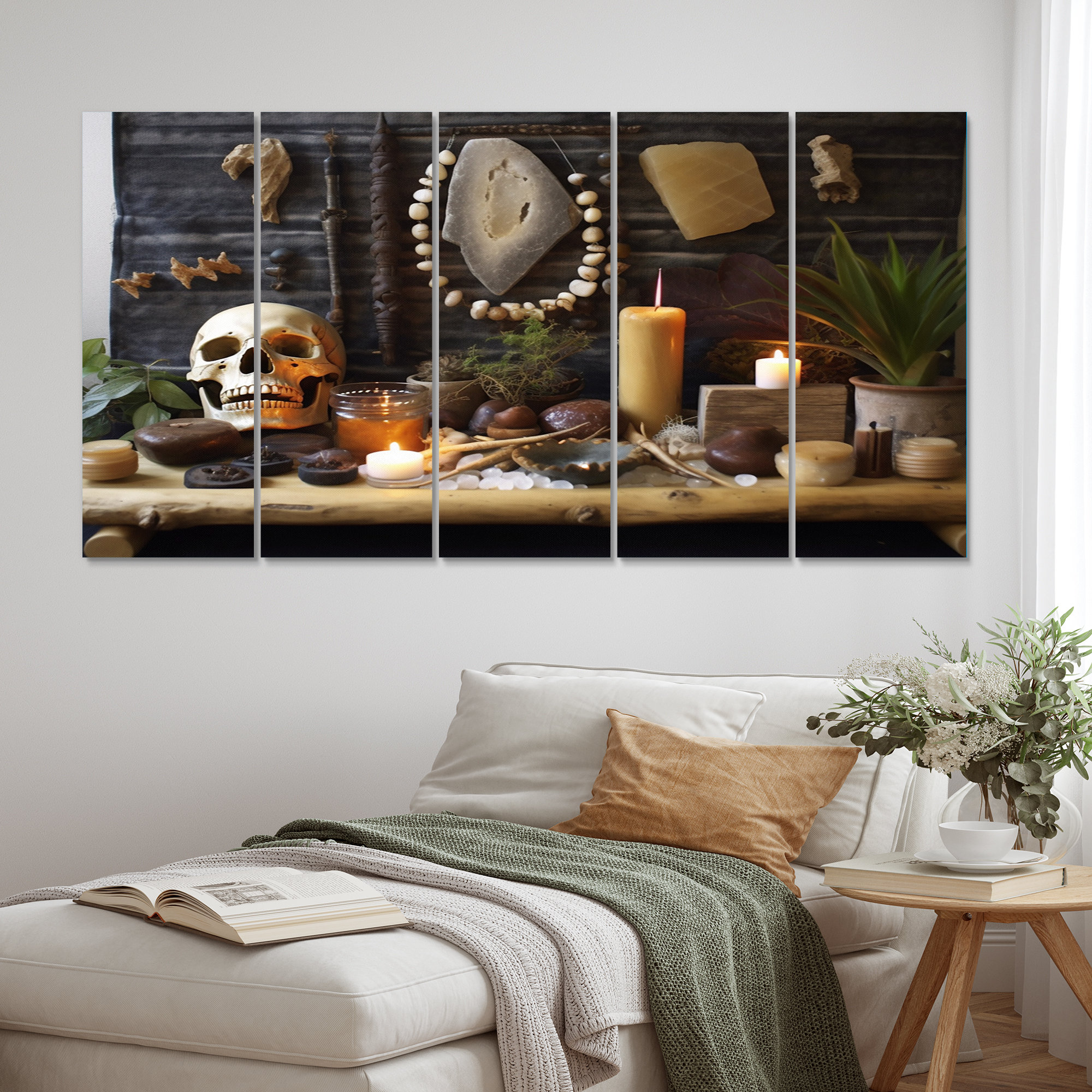 Wildon Home® Altar With Sacred Objects - Christianism Wall Art Print ...