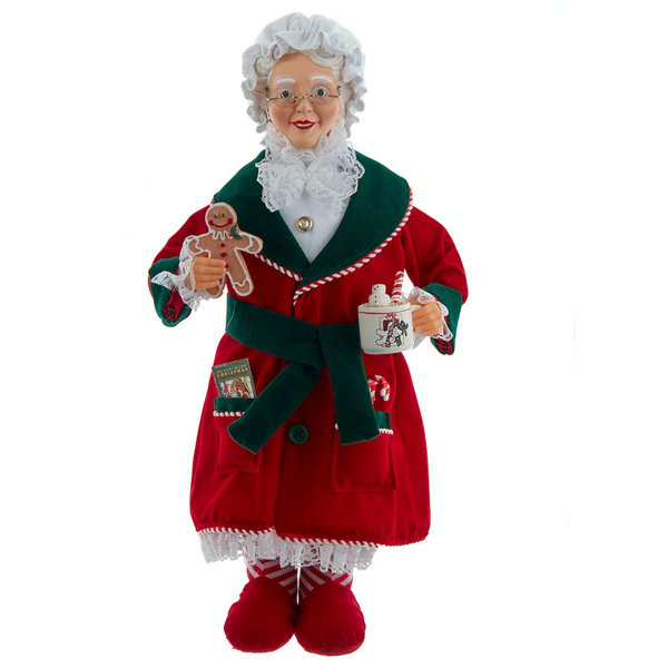 Kurt Adler 17.25-Inch Mrs. Claus With Cookies And Cocoa - Wayfair Canada