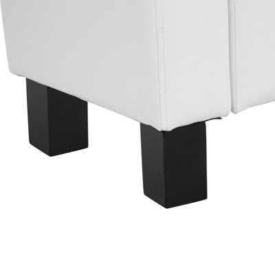 Latitude Run® Farrior Vegan Leather Storage Ottoman & Reviews | Wayfair