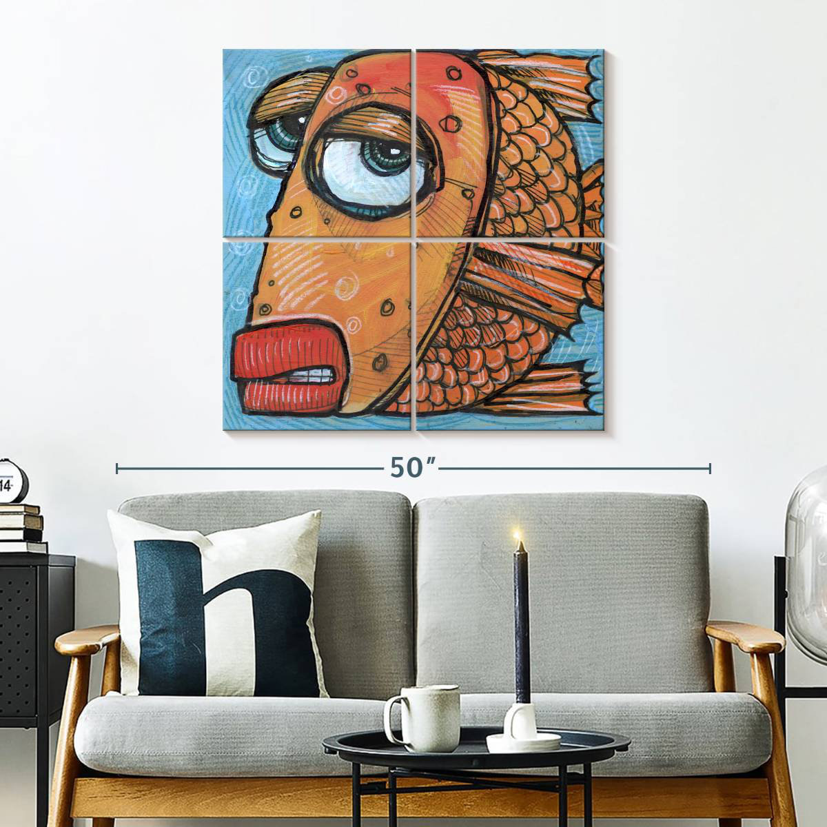 Ebern Designs Brampt Frowning Fish | Wayfair