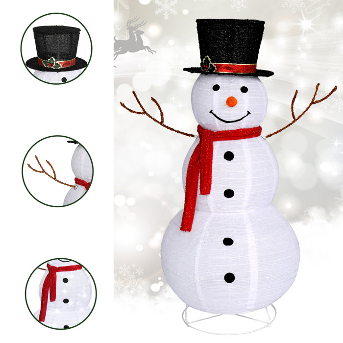 The Holiday Aisle® Snowman Lighted Display & Reviews | Wayfair